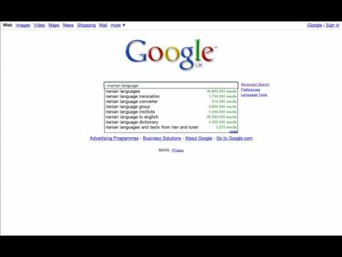 Google Search Tutorial: Synonyms