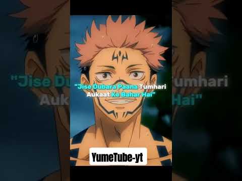 Sukuna in his True Form|| Jujutsukaisen ANIME EDIT ।। #anime #jujutsukaisen #shorts #youtubechannel