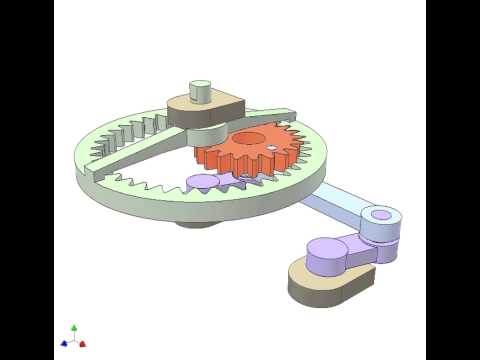 Parallelogram Mechanism With Gears
