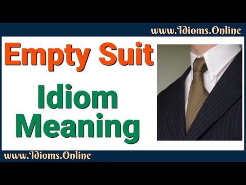 Empty Suit Meaning | Idioms In English