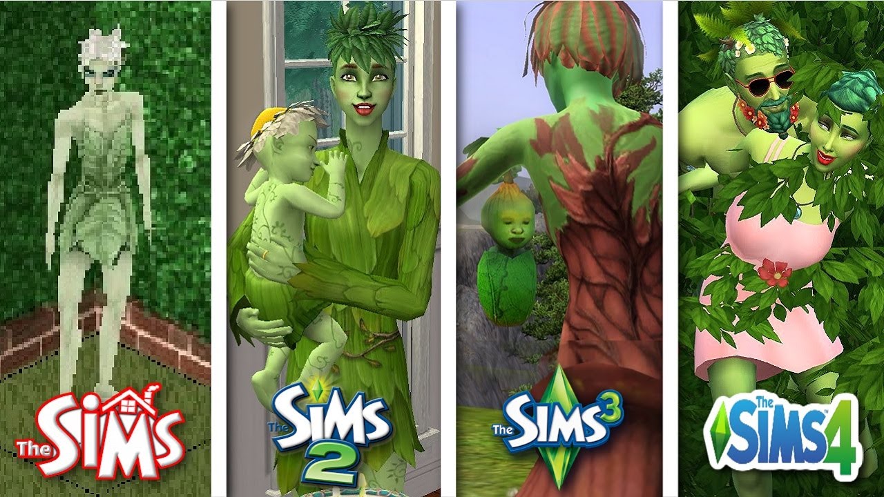PlantSims - Sims 1 vs Sims 2 vs Sims 3 vs Sims 4