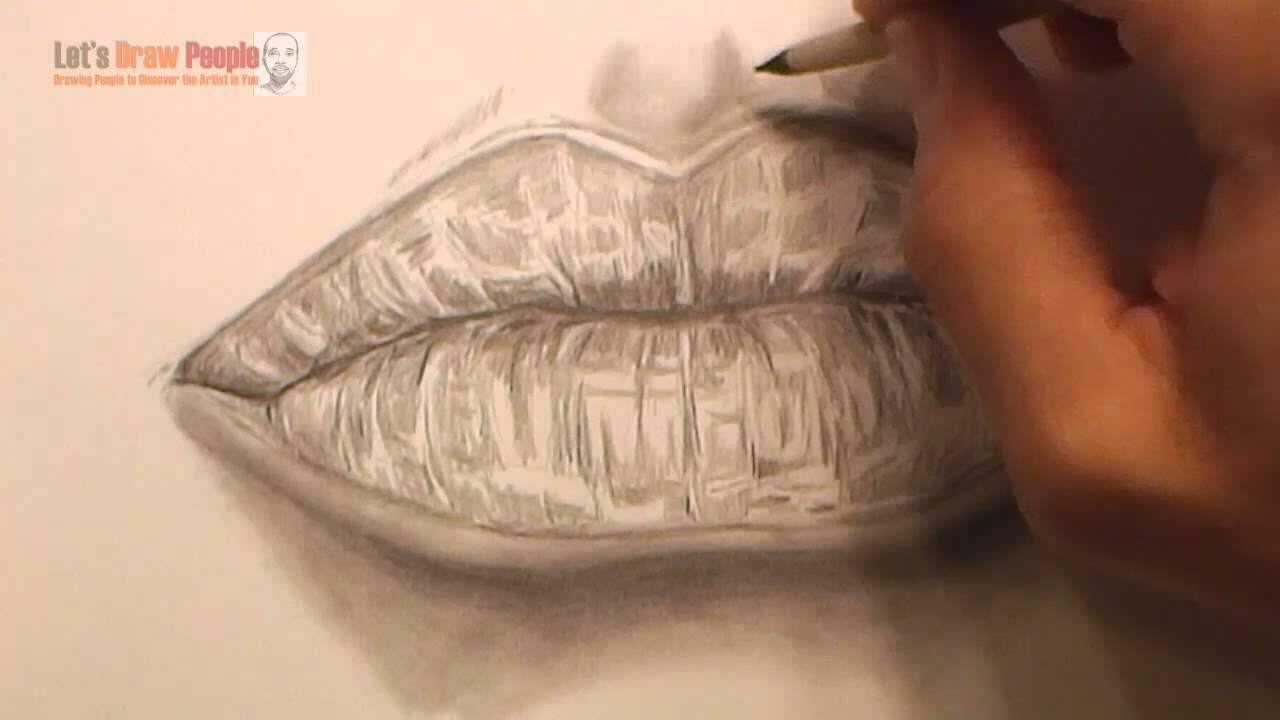 How to Draw Lips Realistically from a Simple Outline