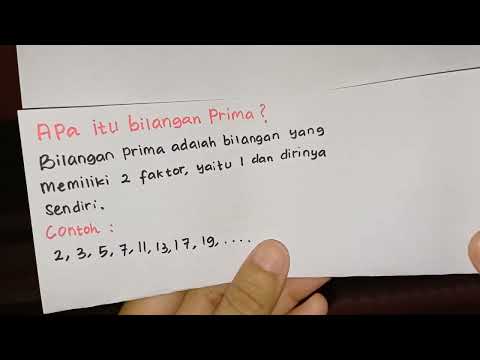 Apa Itu Bilangan Prima Dan Contohnya || Apakah 1 Termasuk Bilangan Prima ?