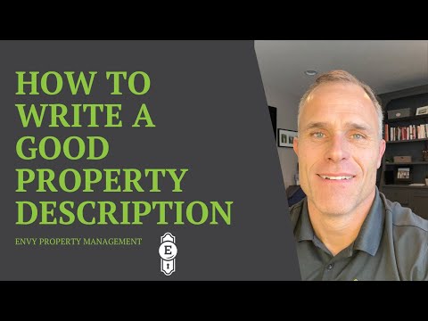 How to Write A Good Property Listing