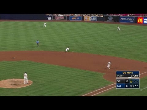SF@SD: Amarista makes a great stop and throw