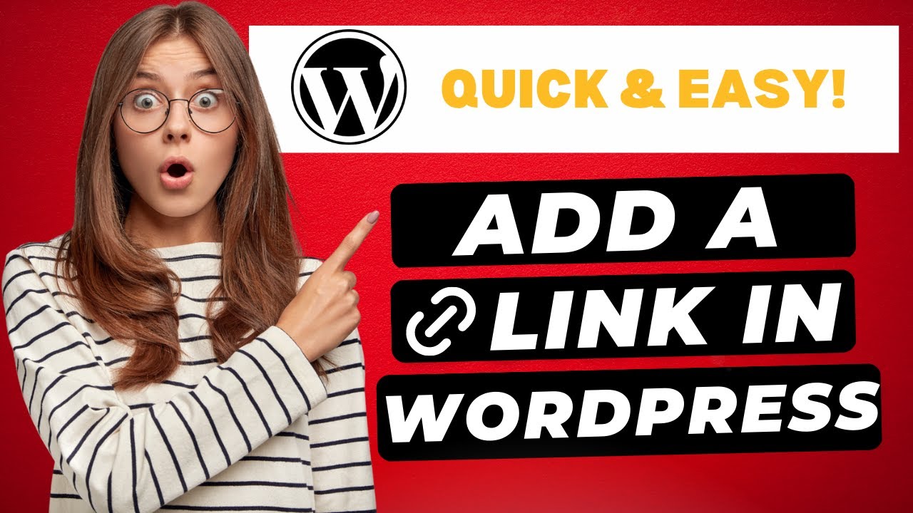 How To Add A Link In WordPress (2026) 🔥 | FAST & Easy!