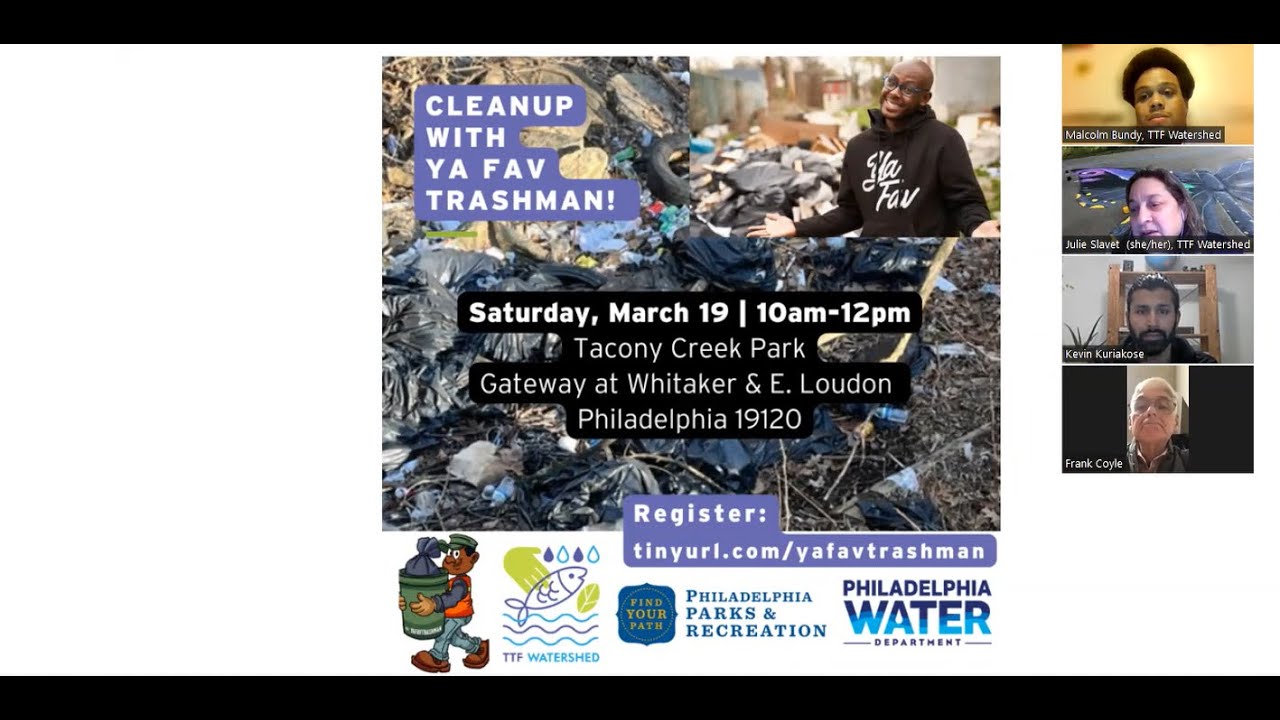 Tacony Creek Park Keepers Meeting 3/03/22