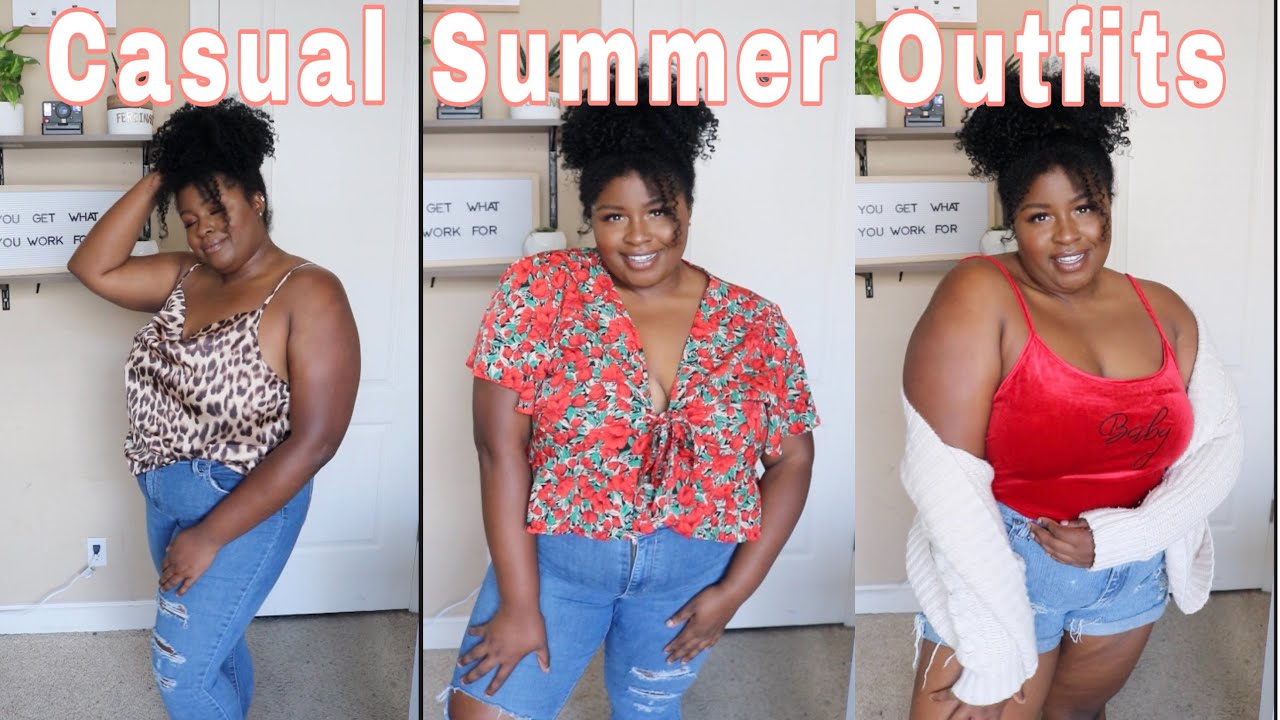 CASUAL SUMMER OUTFITS 2020 | PLUS SIZE | PLUS SIZE SHEIN  OUTFIT IDEAS