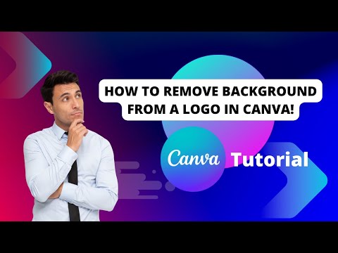 How to remove background from a logo in Canva 2025
