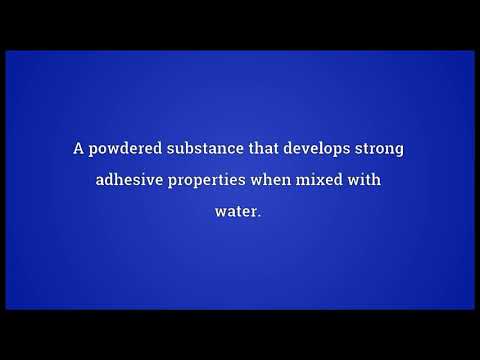 Cement Meaning