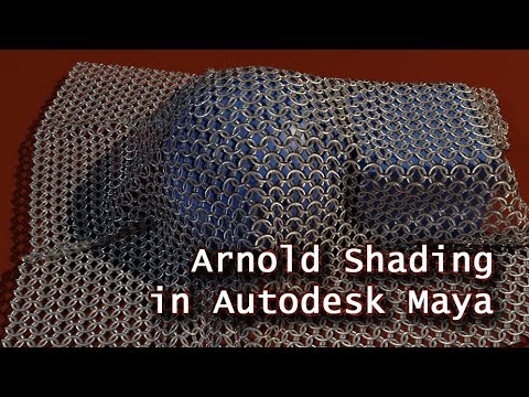 Chainmail Texture in Maya / Arnold