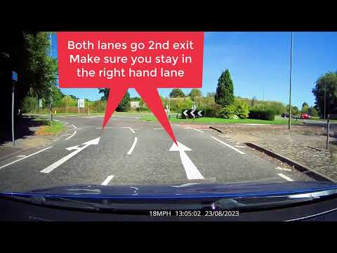 Brockhurst roundabouts Rowner to Stokes Bay with voiceover