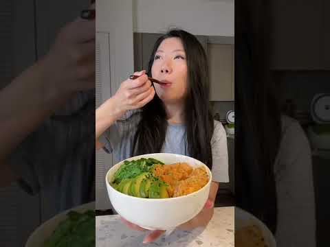 homemade poke bowls || save $$, make it at home! #shorts