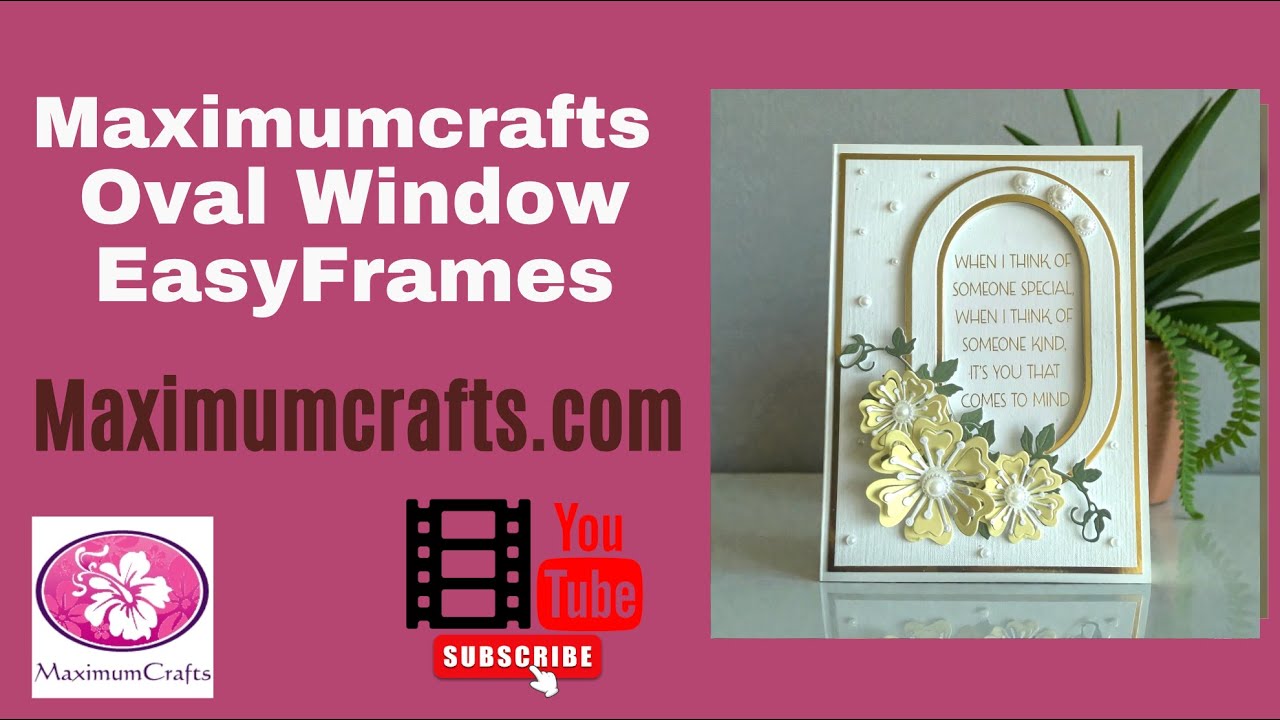 Maximumcrafts Oval Window EasyFrames