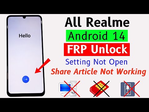All Realme Android 14 Frp Unlock | C51/C53/C61/C63/C67/Note 50/60 Gmail Account Bypass Without PC