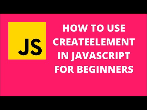 How to use createElement in JavaScript for beginners | JavaScript Tutorial