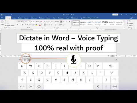 MS Word dictation option not available | Voice Typing in MS Word
