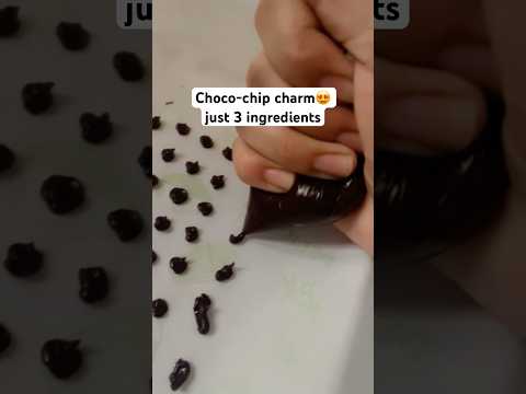 🍪 Homemade Chocochip Recipe | Easy 3-Ingredients. #ytshorts #youtubeshorts #viralvideo