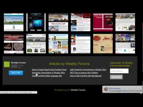 Adding Flexible Footer to Weebly Site - Weebly Tutorial