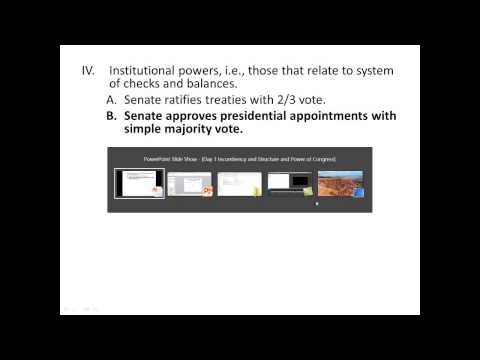 AP Gov - Mr. Rob - Structure and Power of Congress