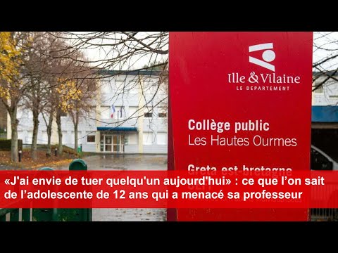 Ce que l’on sait de l’adolescente de 12 ans qui a menacé sa professeur avec un couteau à Rennes
