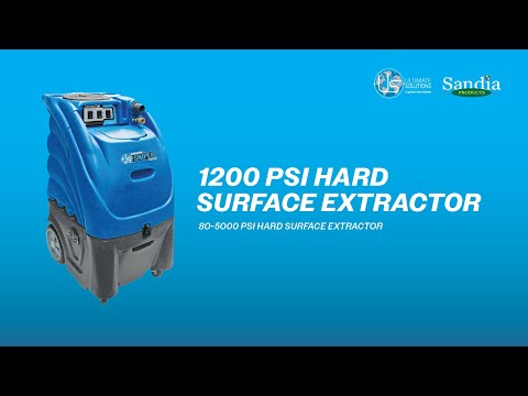 Sandia Products: 1200 PSI Hard Surface Extractor (80-5000) Set Up, Demonstration, & Maintenance