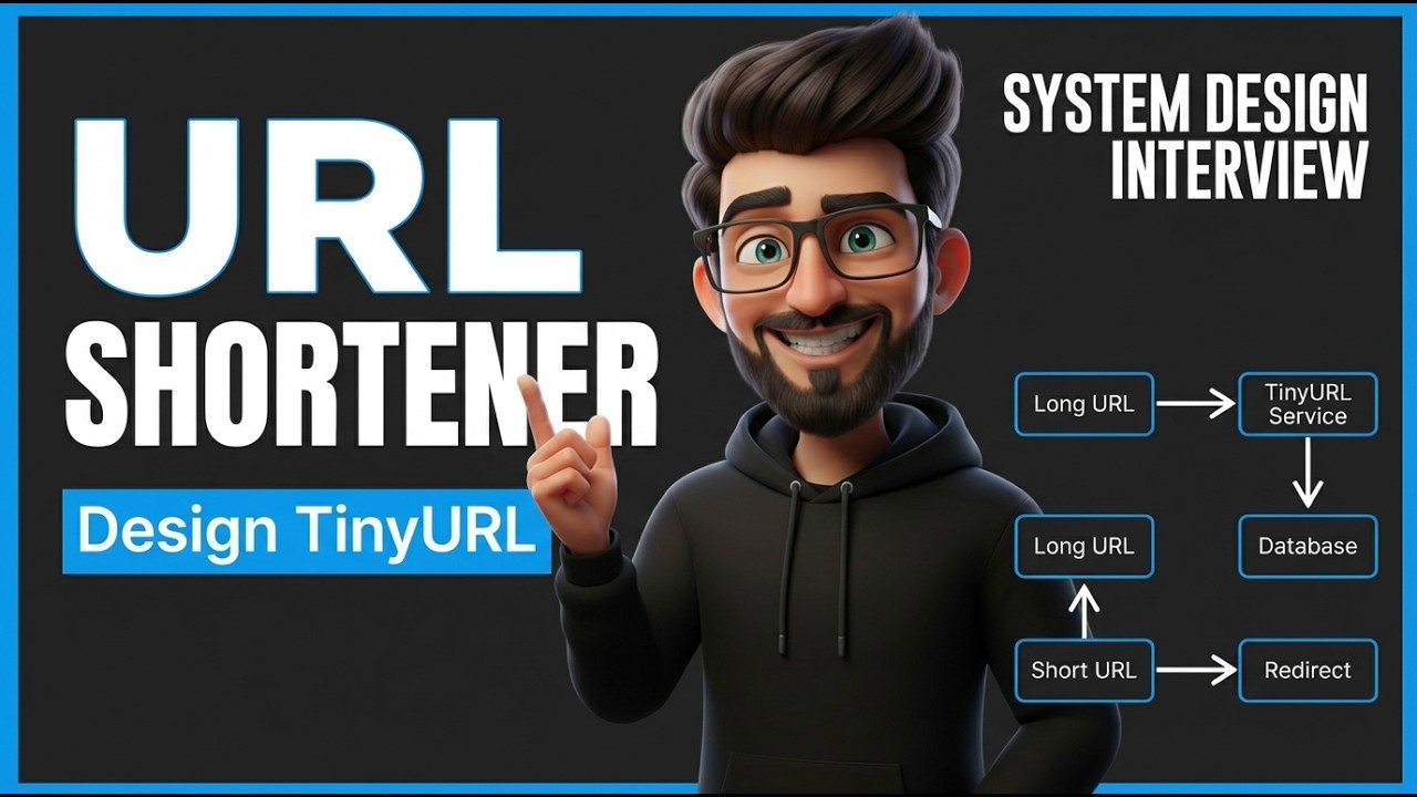 URL Shortener: Design TinyURL - System Design Interview #base62conversion #collisionresolution