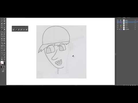 How to draw funky cartoon character | DrawWithCartoonist