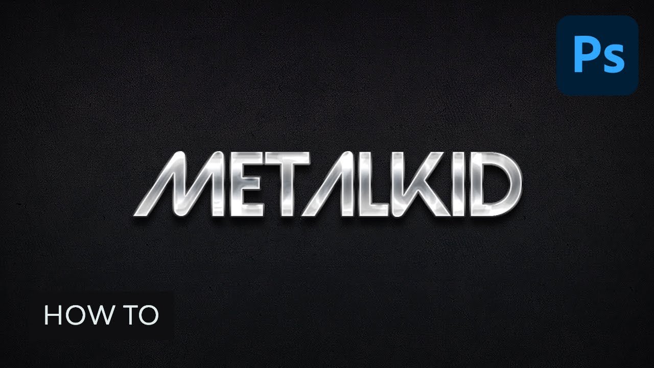 How to Create a Metallic Text Effect Using Layer Styles in Photoshop