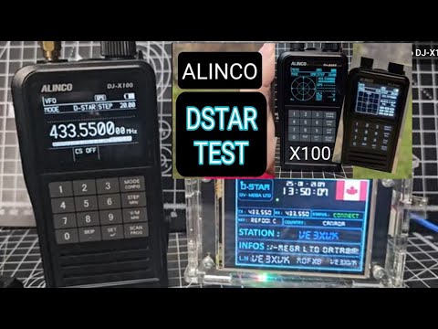 Alinco DJ-X100 , Dstar TEST