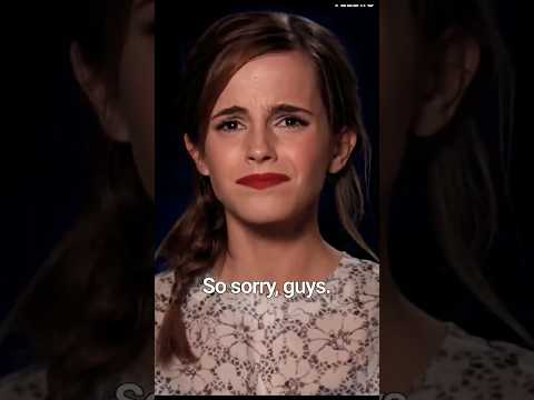 Emma Watson starts CRYING and Stops the interview...