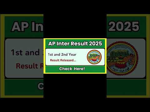 AP Inter Result 2025 Out For 1st and 2nd Year at bieap-gov.org How to check Results Here