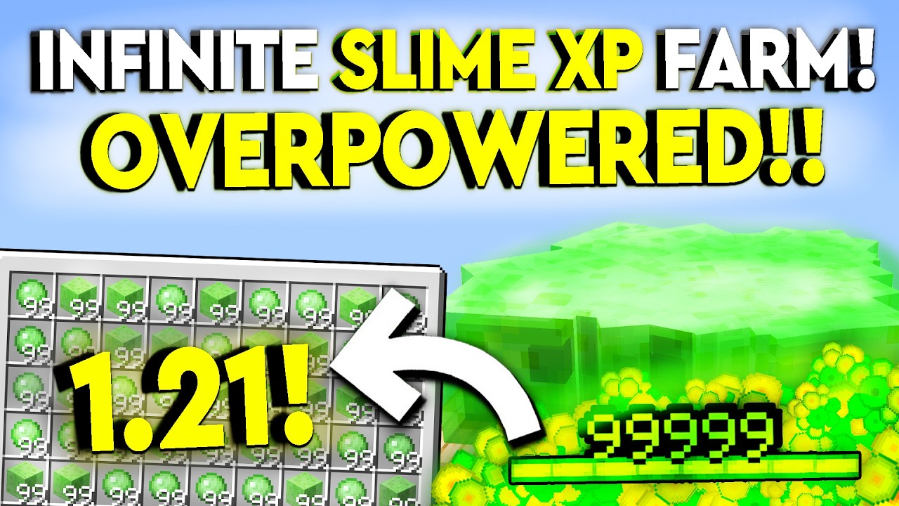 BEST 1.21 XP SLIME FARM Minecraft Tutorial - OP & NEW! - Minecraft Builders