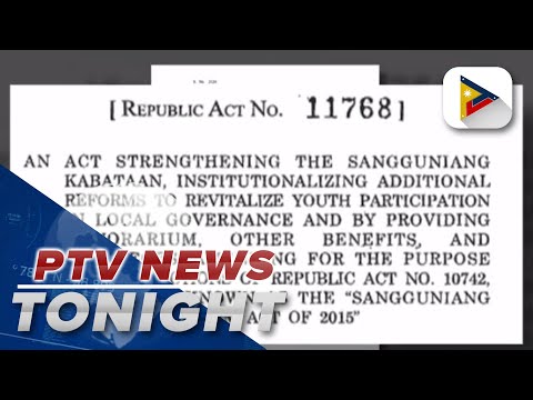 PRRD signs law that seeks to strengthen Sangguniang Kabataan, provide necessary benefits to...