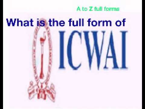 ICWAI full form ।। Thanks for SUBSCRIBE