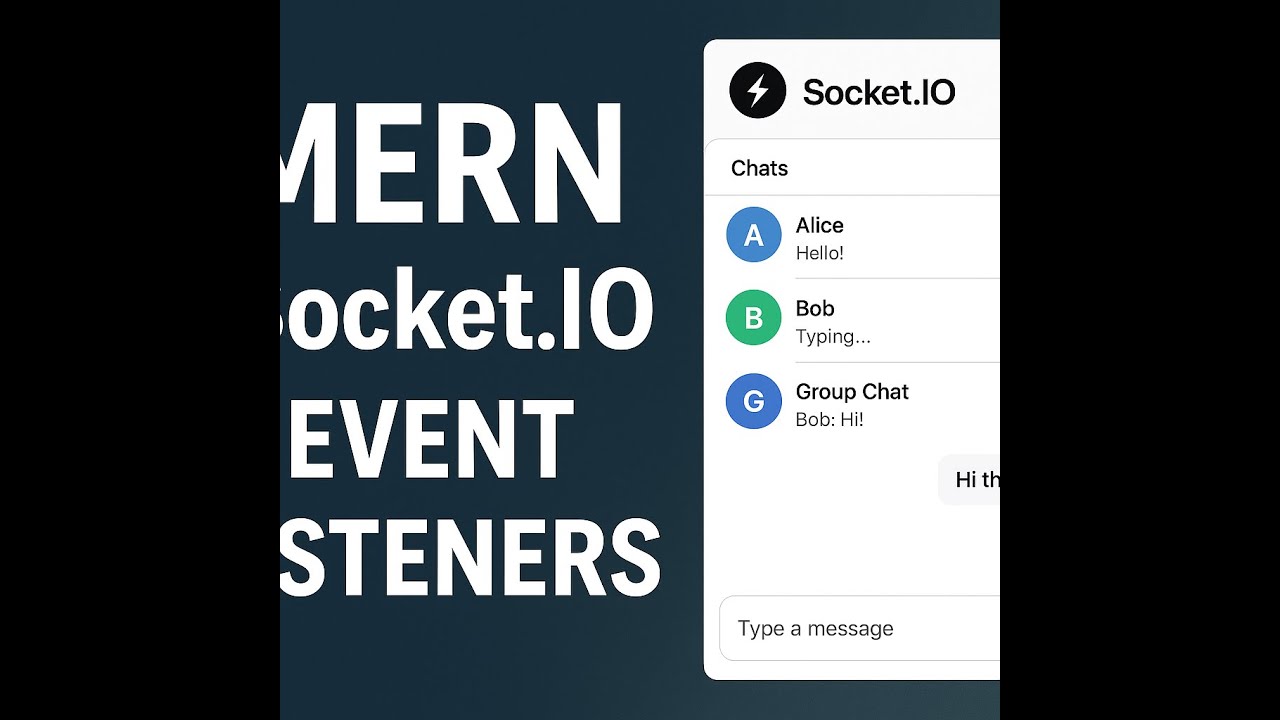 Real-Time Chat App with Socket.IO, React, Node.js, and MongoDB – Full MERN Stack Guide