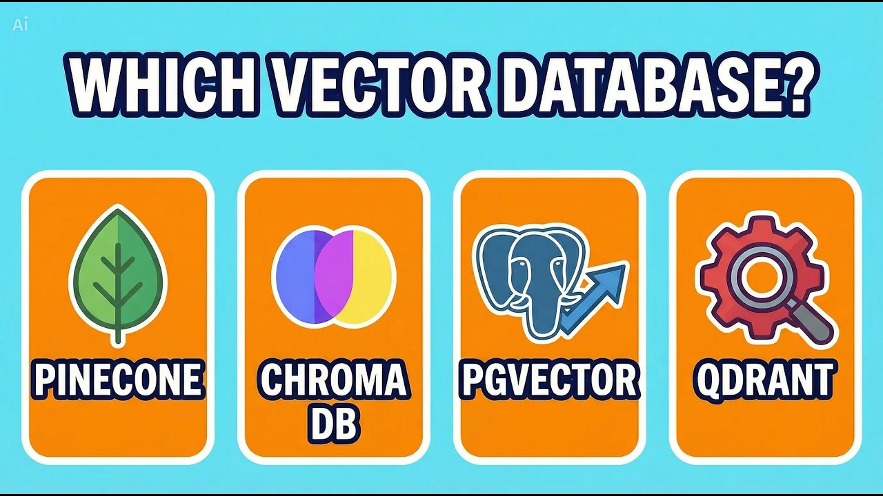 Choosing the Best Vector Database For Your RAG Pipeline (Chroma vs Pinecone vs pgvector vs Qdrant)