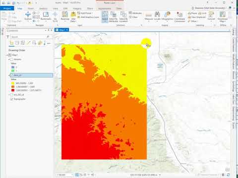 Demo: reclassifying elevation values