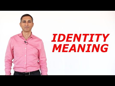 Identity Meaning