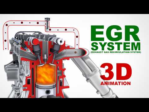 EGR System / Exhaust Gas Recirculation System – How Does It Work? (3D Animation)