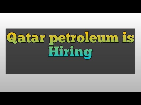 Jobs in Qatar petroleum | Jobs in Qatar