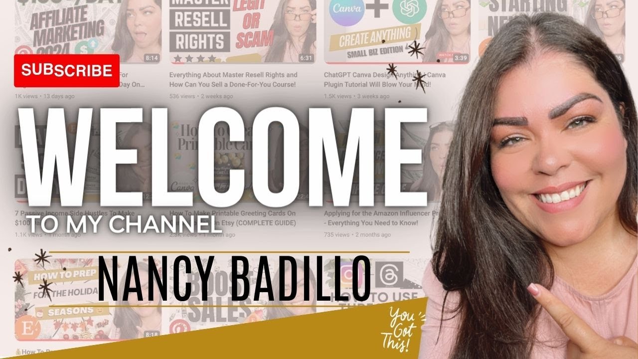 Welcome To Nancy Badillo YouTube Channel