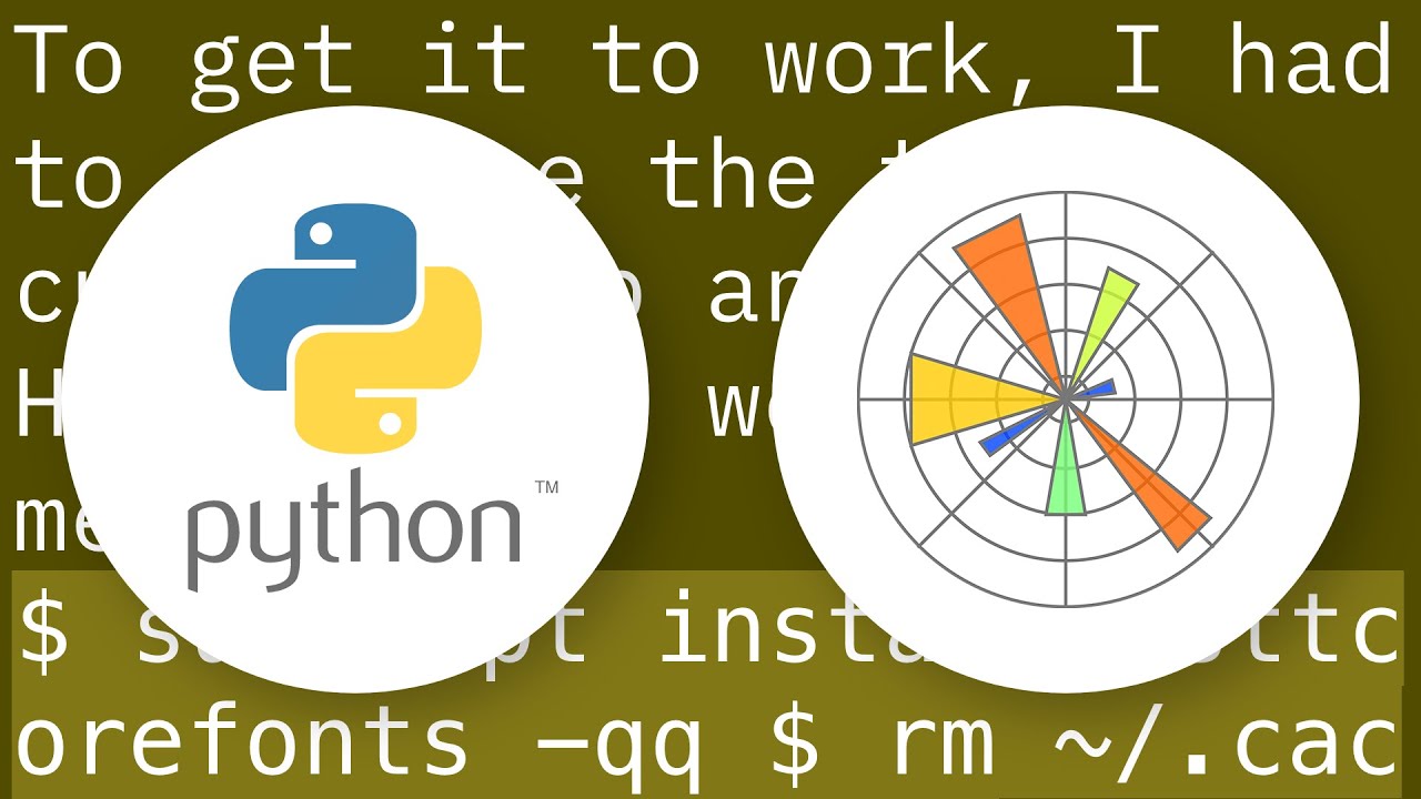 Matplotlib cannot find basic fonts