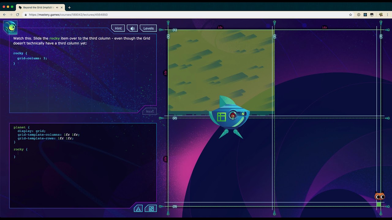 CSS GRID CRITTERS - Chapter 7 Part 1