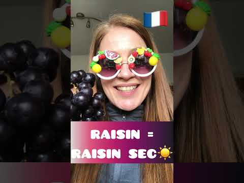 Speak Better French π«π· Now! How to say grapes π