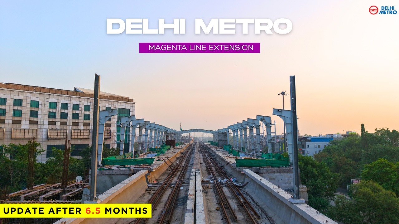 Delhi Metro Magenta Line : Keshopur to Derawal Nagar | May 2026 | Better Progress 🔥 #detoxtraveller