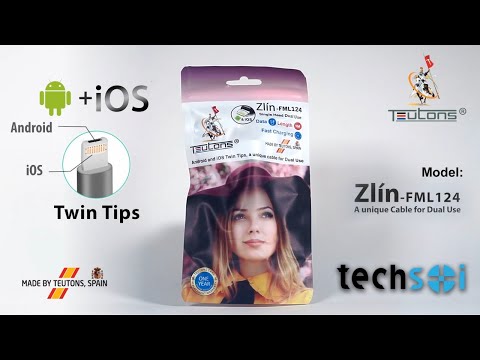 Teutons Zlin-FC124 (1.M) True Length USB Fast Charging Cable | Techsoi Technologies