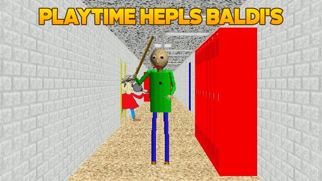 Playtime is Walk Sloooow.. | Playtime Helps Baldi's [Baldi's Basics Mod]h