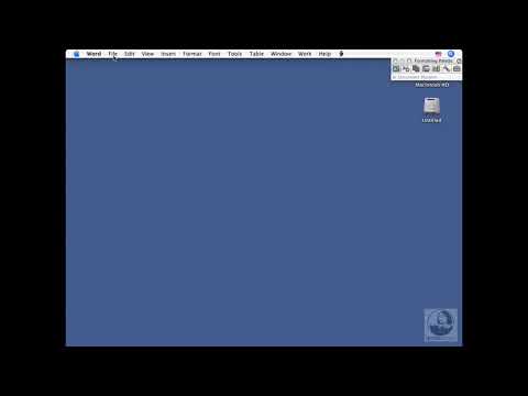 Word for Mac Tutorial - Creating new blank documents