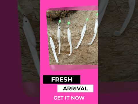 1 Set Cluster Soft Lure Luminous Eel Sabiki Rigs String Hooks Lure Fishes Saury Squid Mackerel Sc...